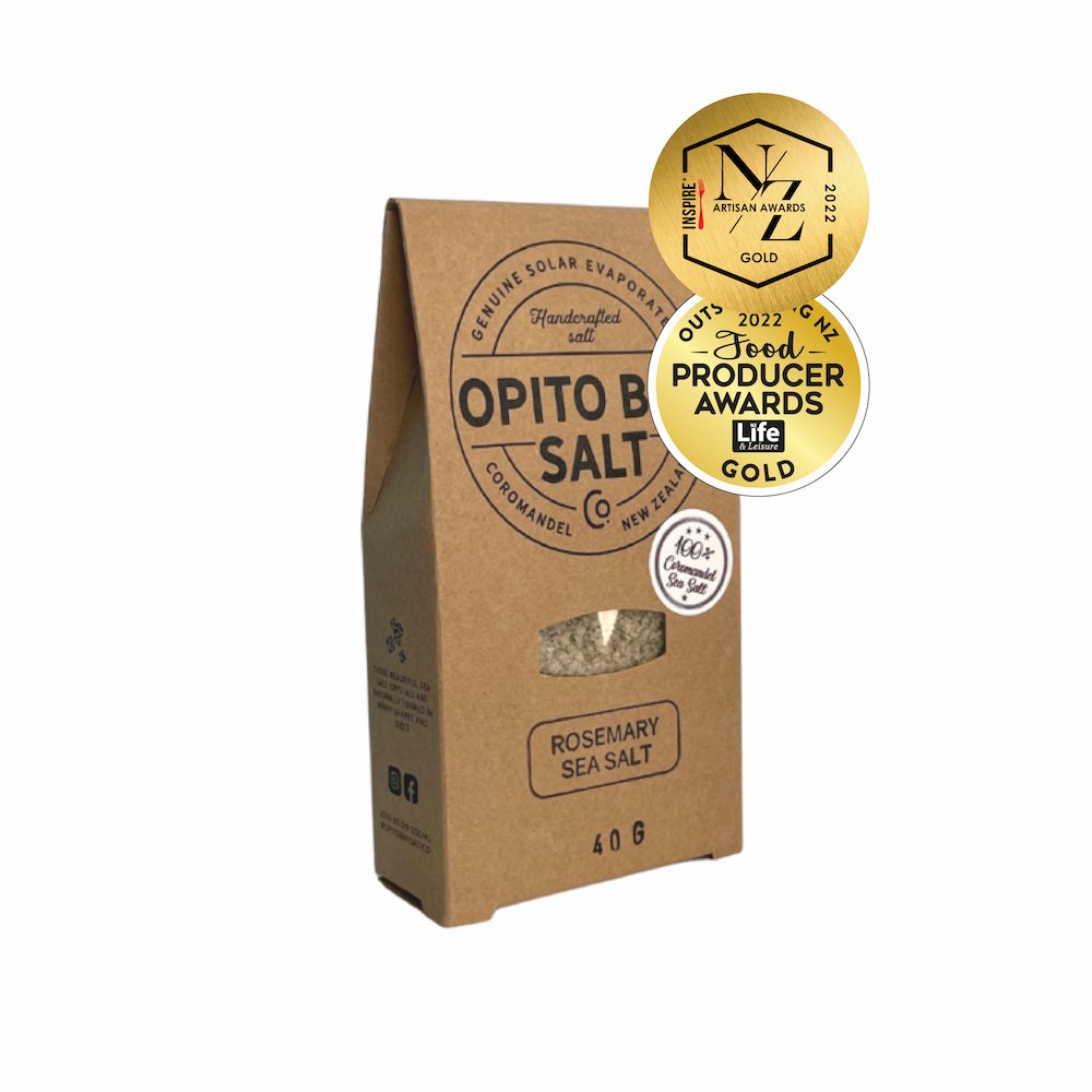 Opito Bay Salt- Rosemary Sea Salt 40g – Oxford Fresh